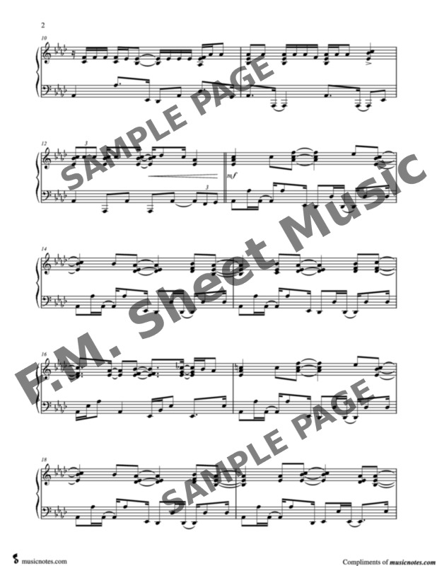 El Scorcho (Advanced Piano) By Weezer - F.M. Sheet Music - Pop Arrangements by Jennifer Eklund